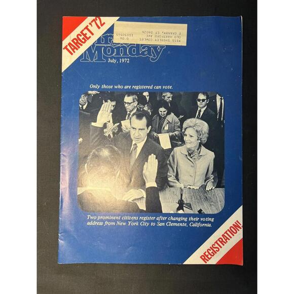 Other | 1972 Voting President Richard Nixon Election Campaign Brochure ...